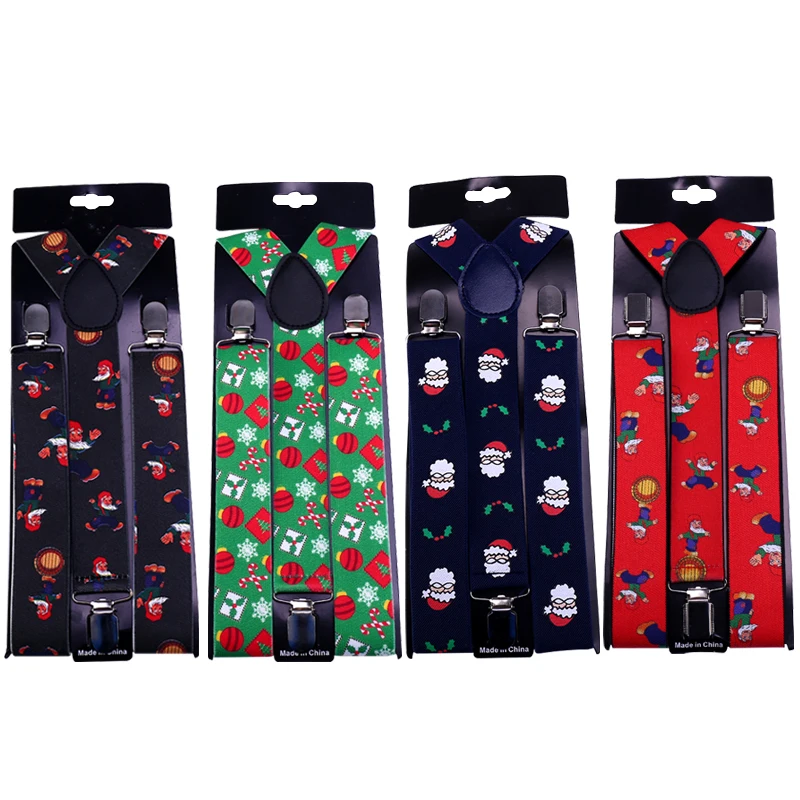 Christmas-Women-MenS-Shirt-Suspenders-For-Trousers-Pants-Holder-Braces ...