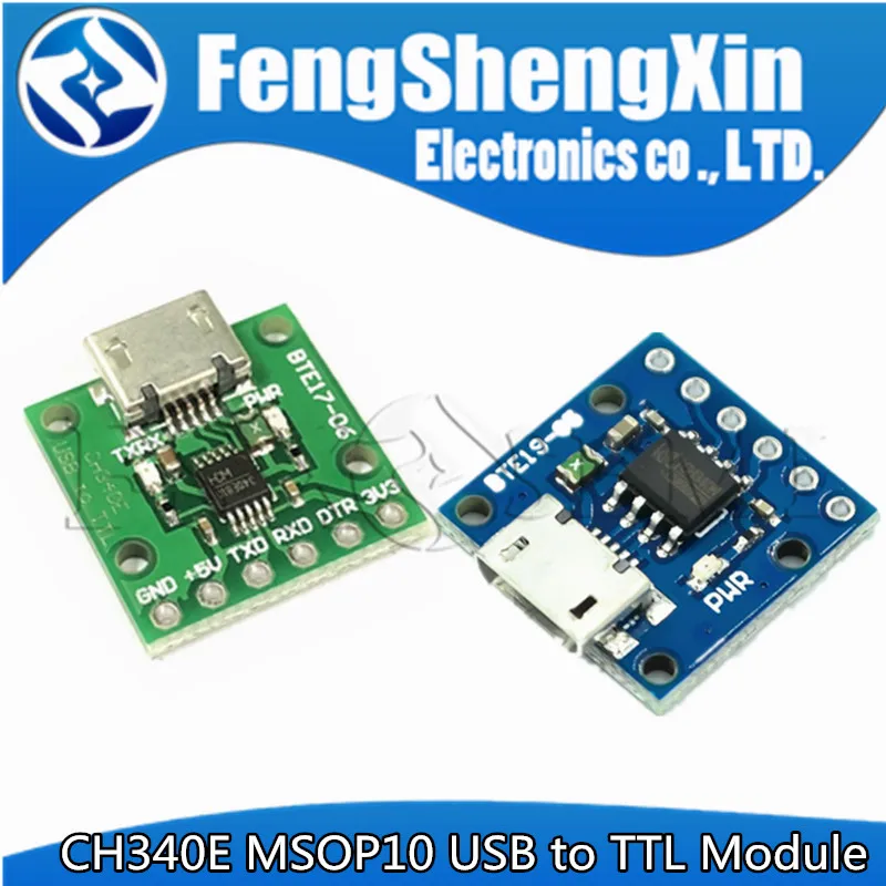 CH340E CH340N MSOP10 USB to TTL 모듈 프로 미니 다운로더|반도체 집적회로| - AliExpress
