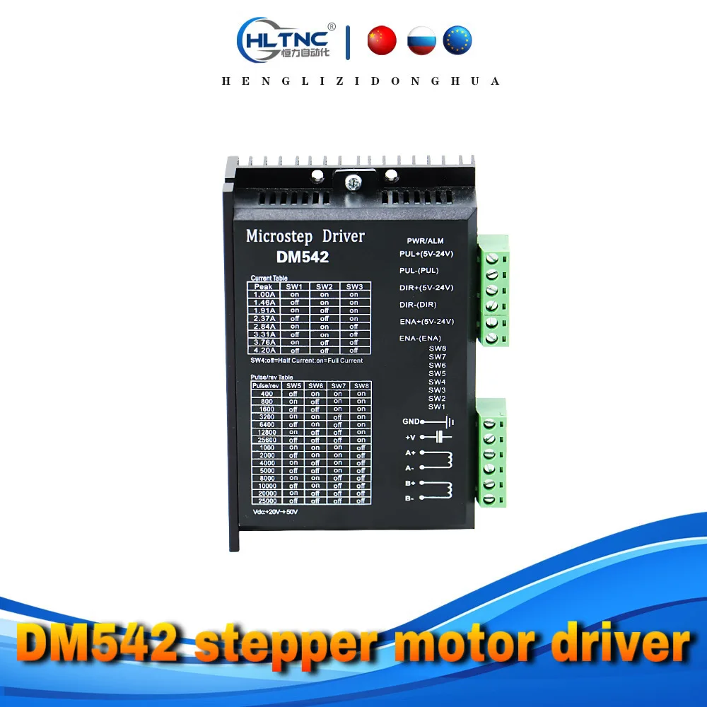 HLTNC-Microstep-Motor-Driver-TB6600-DM542-DM556-Suitble-for-42-57-Stepper-Motor-Nema17-Nema23 ...