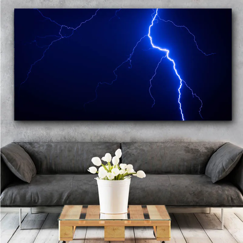 Home Décor Home & Living Wall Decals & Murals Thunderstorm Lightning ...