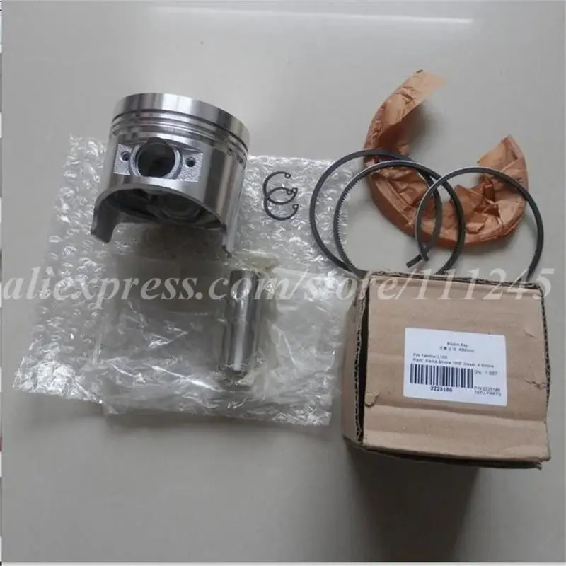L100 Piston Kit For Yanmar &more 406cc Diesel 5kw Kolben Cylinder ...