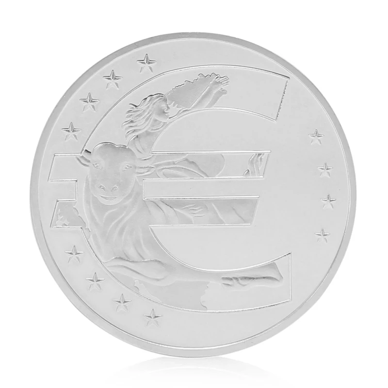 ЕС 12 стран член посеребренный памятный вызов монета физический жетон PXPC