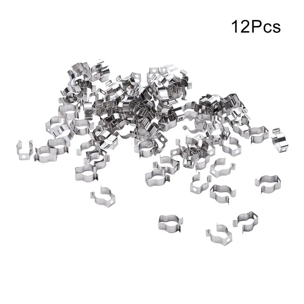 Top New 15~100pcs T5 Stainless Steel U Clip Holder For LED Fluorescent ...