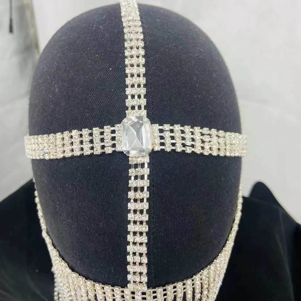 Gland - Ou - INS Strass Long Gland Big Gem FacSim Bijoux Masque ...
