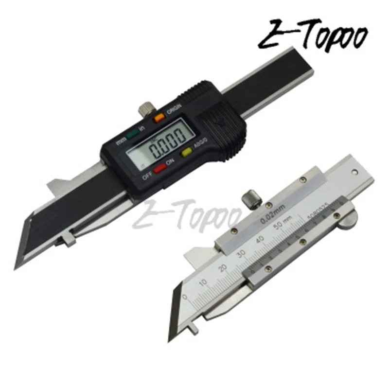 45degree-0-50mm-0-60mm-digital-Chamfer-Gauge-Stainless-steel-Chamfering ...