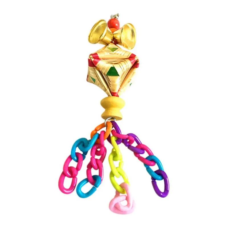 Bird Toy Hanging Toy For Cage Hanging Swing Toy Chew Toy For Small And ...
