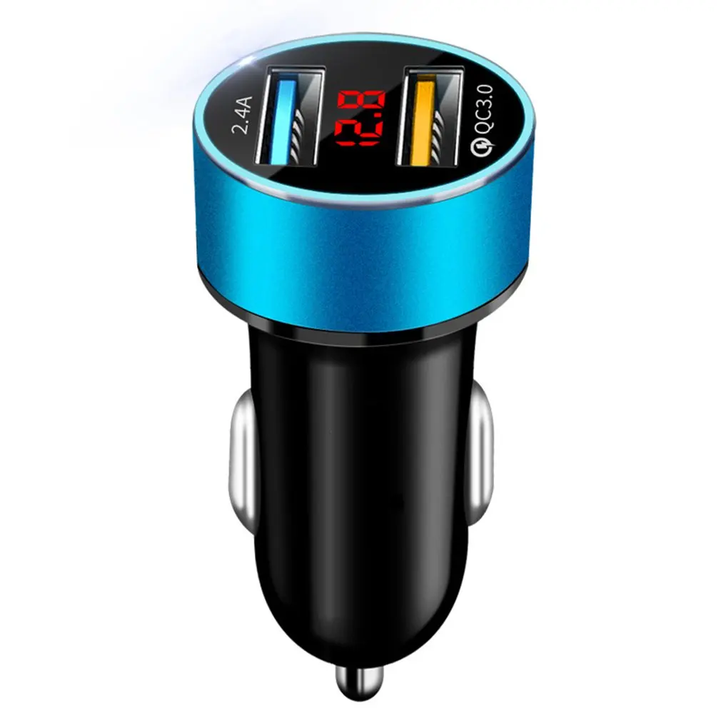 Auto-Accessories-Dual-USB-Digital-Display-Car-Charger-Portable-Car ...