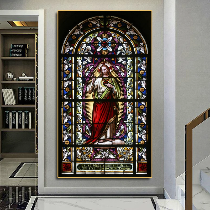 Sacred Heart Of Jesus Stained Glass