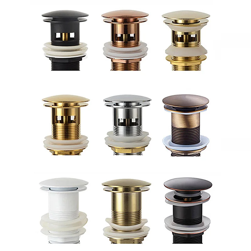 Bathroom Basin Sink Pop Up Drain Waste Stopper Bathroom Faucet ...