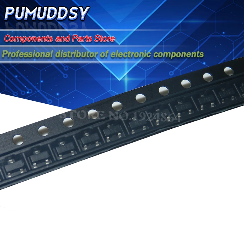 20pcs Sm712-tp Sm712-t Sm712 Tvs Diode 12vwm 21vc Sot23 - Integrated ...