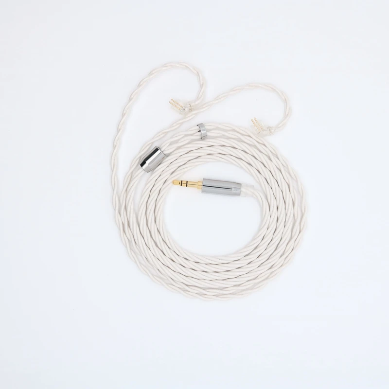 XINSH Cable mejorado de 4 núcleos 5N UPOCC con conector MMCX/2PIN/QDC/TFZ, enchufe de 2,5/3,5/4 ...