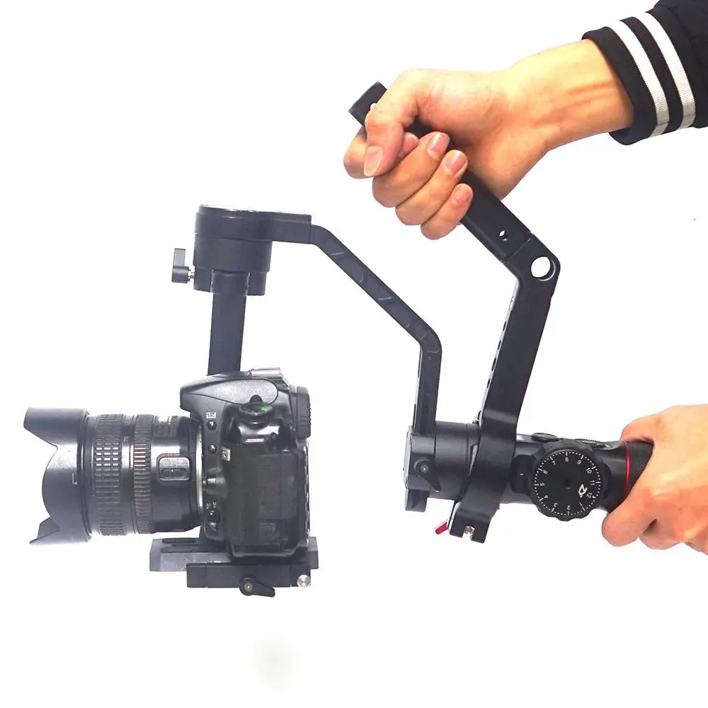 Camera Mounting Handle Grip Extension Arm Monitor Microphone LED Video ...