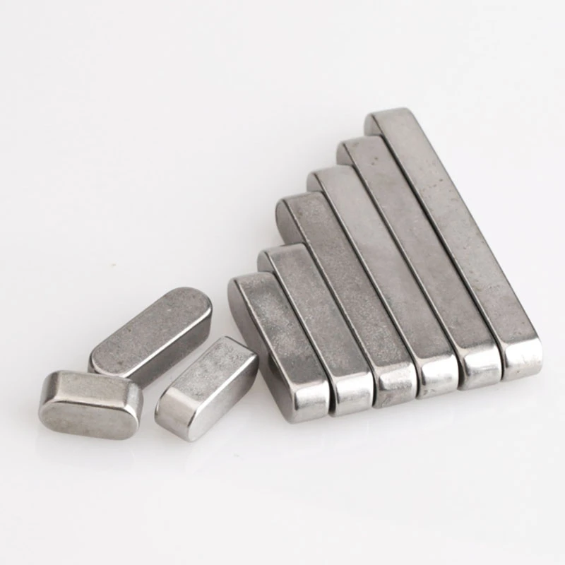 Round Ended Feather Key Drive Shaft Parallel Keysteel A2 Stainless ...