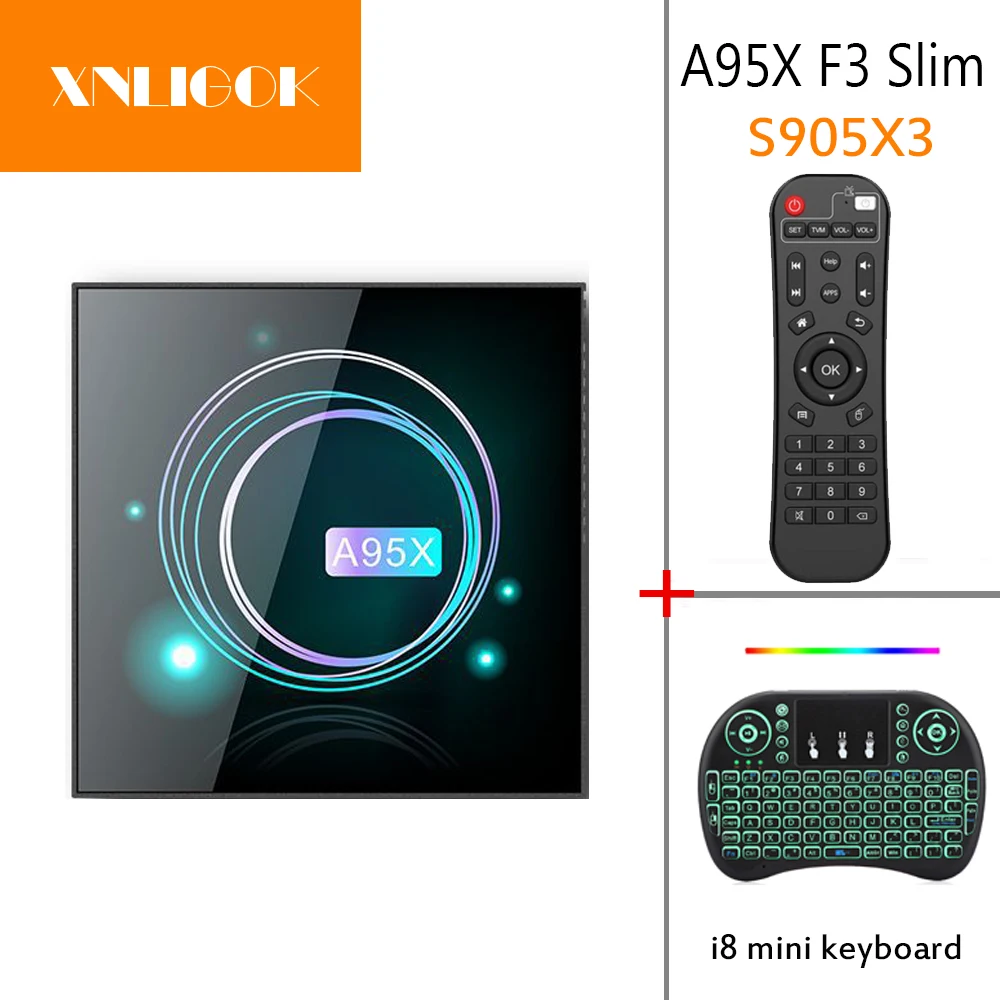 A95X F3 Slim Android 9.0 Amlogic S905X3 Smart TV Box 4GB 32GB 64GB 8K ...