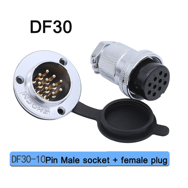 Other Wire & Cable Connectors GX30 5 Pins Aviation plug 30mm Connector Aviation Power Plug ...