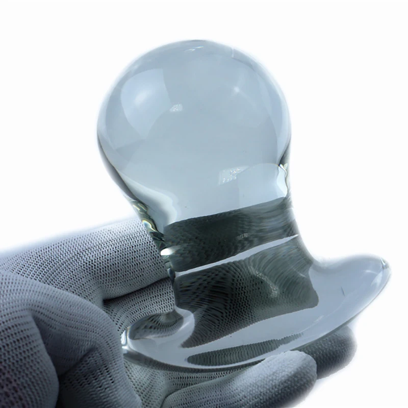 Crystal 60mm Big Glass Anal Plug Anal Expander Butt Plugs Huge Anal ...