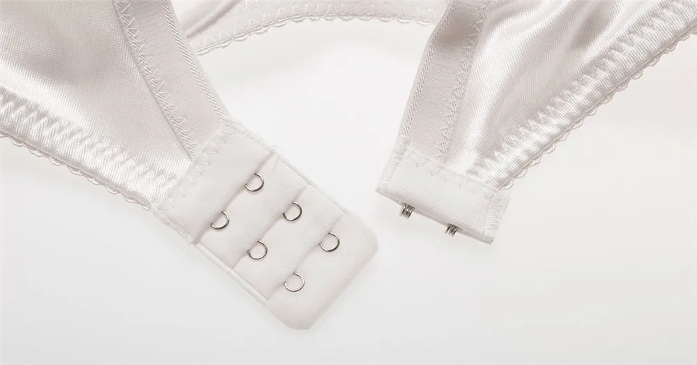 Soutien-gorge,Soutien-gorge de poche en dentelle et satin pour ...