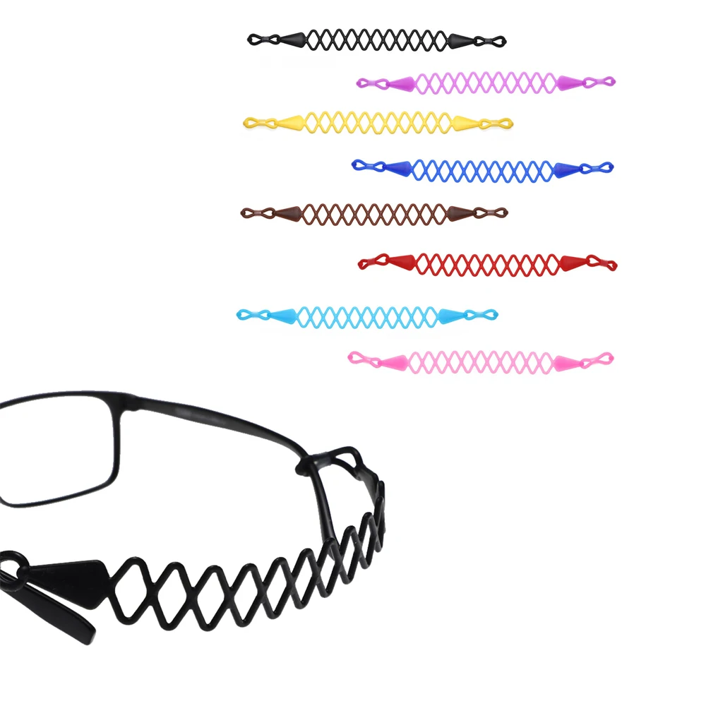 Elastic-Stretchy-Eyeglass-Silicone-Sport-Cord-Spectacle-Rubber-Band ...