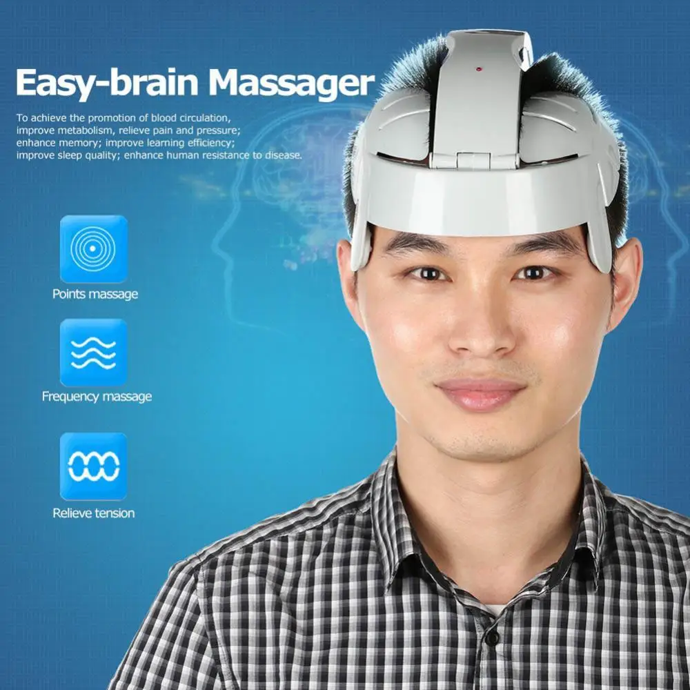 Electric-Head-Massager-Adjustable-Size-Brain-Helmet-Massager-Air ...