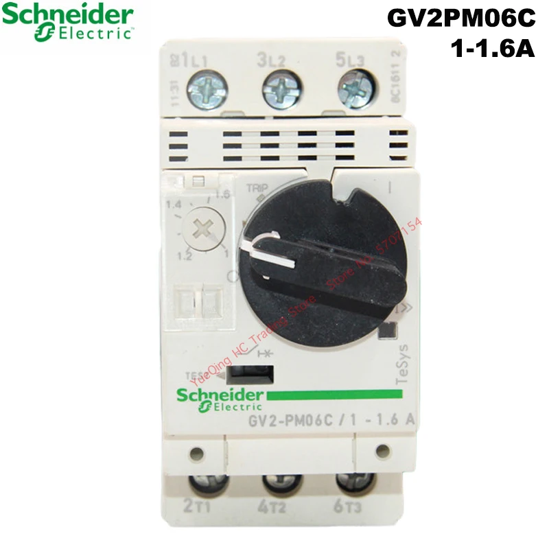 Schneider-Electric-GV2PM06C-1-1-6A-Motor-Thermal-Magnetic-Circuit-Breaker-Knob-3P-GV2-PM06C ...