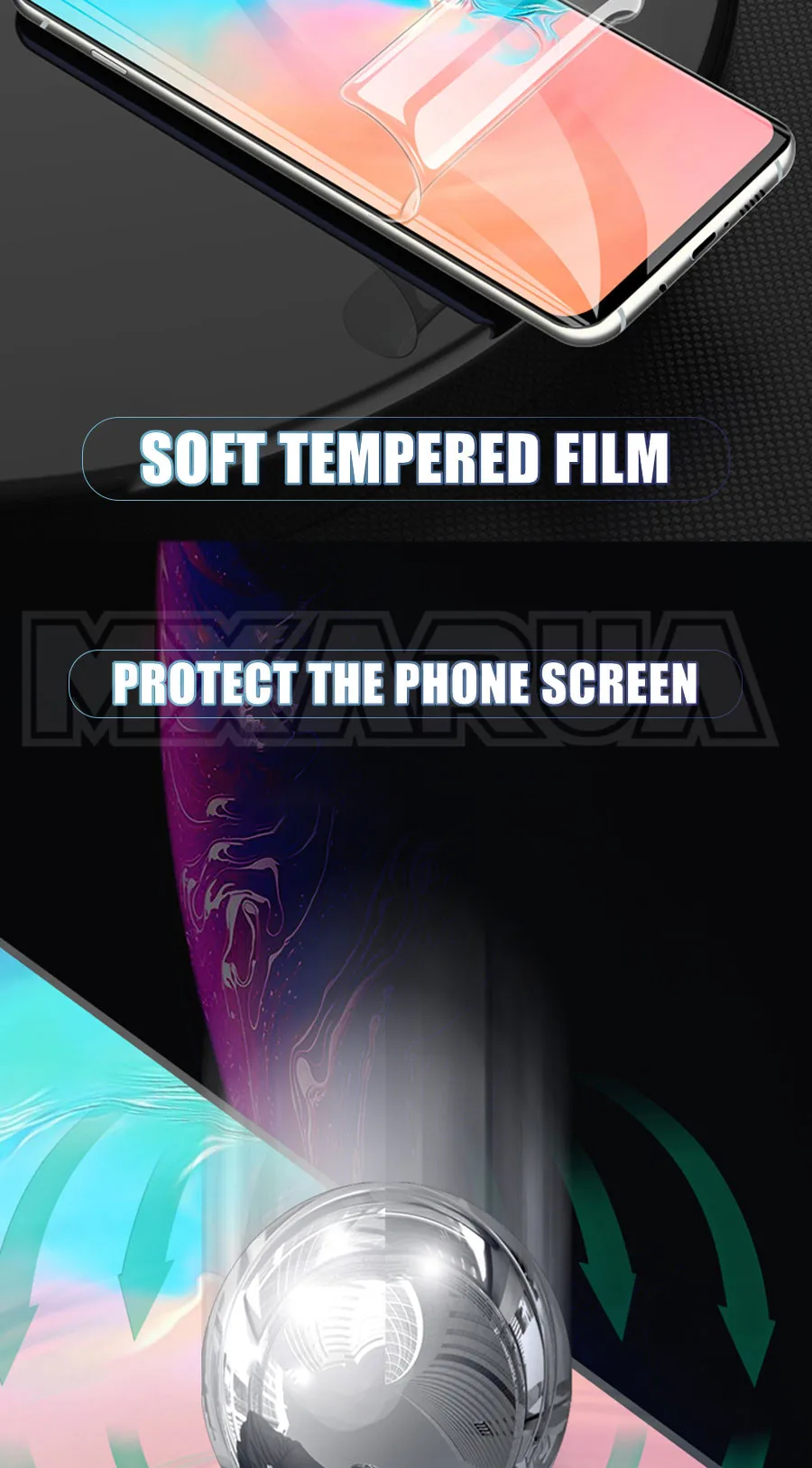 99D Гидрогелевая пленка, Защитная пленка для экрана для samsung Galaxy S10 S9 S8 Plus S10e A6 A8 ...