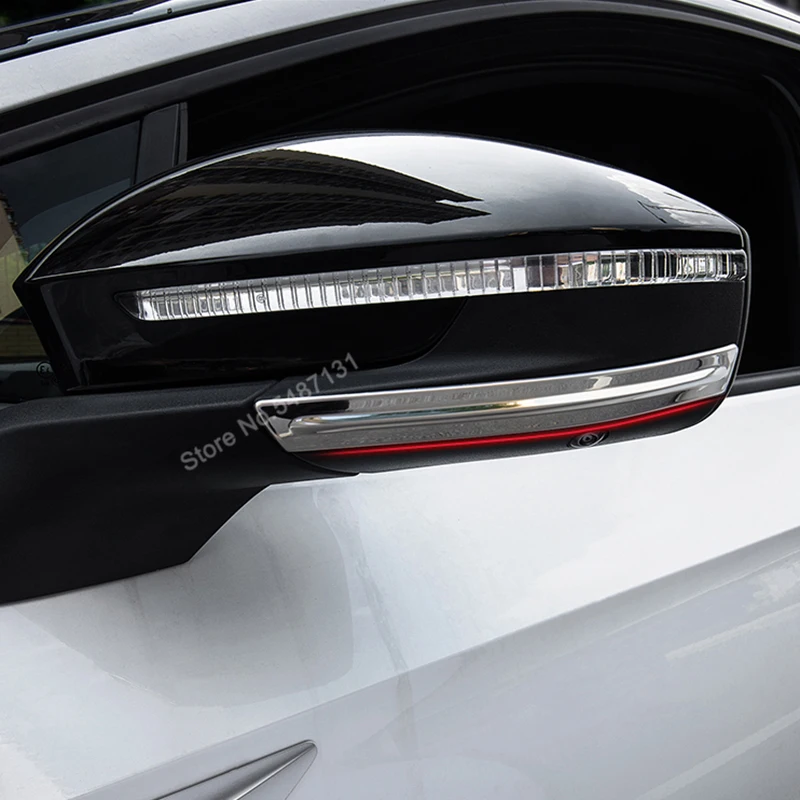 Car Door Side Mirror Protection Trim Rearview Mirror Anti Scratch Strip ...