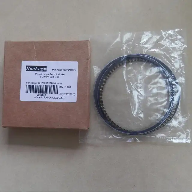 CH270 PISTON RING SET 70MM FITS KOHLER CH260 CH265 COMMAND OHV ENGINE ...