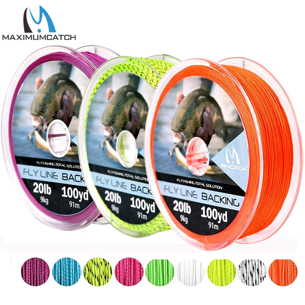 Maximumcatch Braided Backing Line Fly Fishing Line 20/30LB 50/100 ...