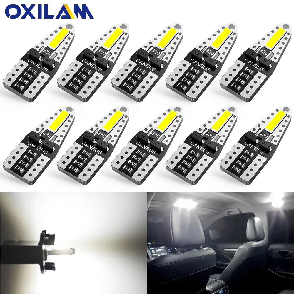 10Pcs-W5W-T10-LED-Canbus-Car-Interior-Dome-Door-Light-Bulbs-For-Hyundai ...