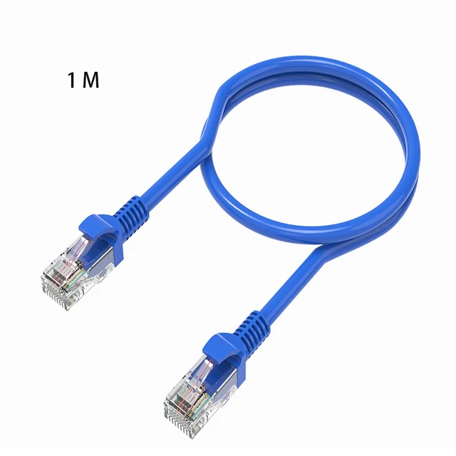 Blue Ethernet Internet LAN CAT5e Network Cable for Computer Modem Router