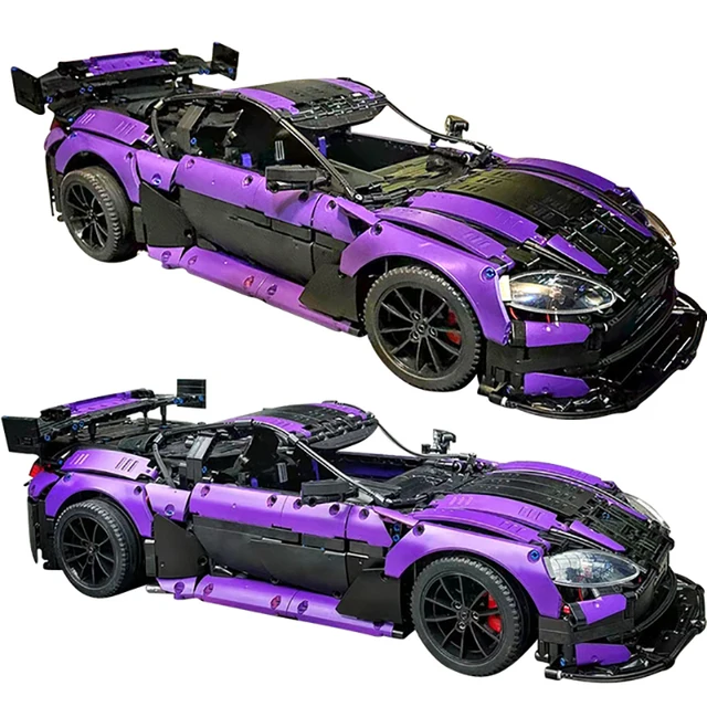 NEW high-tech 1:8 Purple Martining Vantage Super Racing Car Model ...