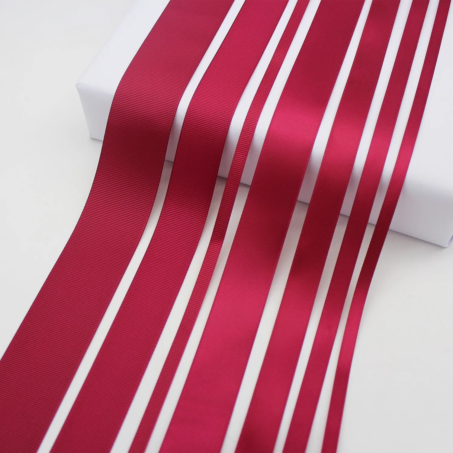 5-Meter-Lot-Wine-Color-Grosgrain-Ribbon-Dark-Red-Color-Satin-Ribbon-for ...