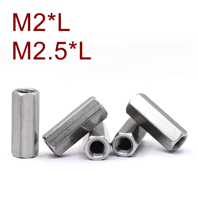 M2-M2-5-L-Stainless-steel-Standoff-Spacer-Female-Female-SUS304-Spacing ...