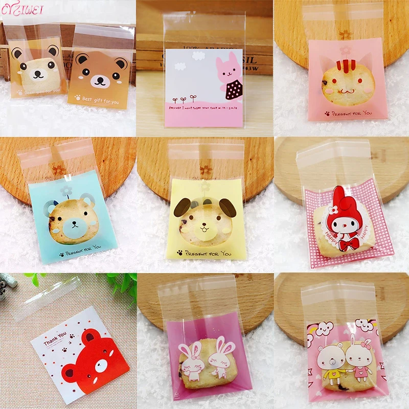 50Pcs-7-7cm-Cute-Cartoon-Animal-Plastic-Gift-Bag-Wedding-Birthday ...