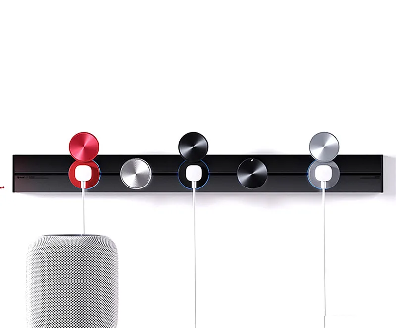 UK Universal Electrical Orbital 5 Flexible Adapters Outlet Black Silver ...