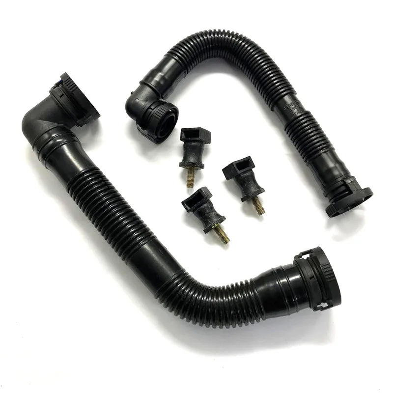 RWSYPL Secondary Air Pump Breather Exhaust Hose & Mount Kit For Audi A4 ...