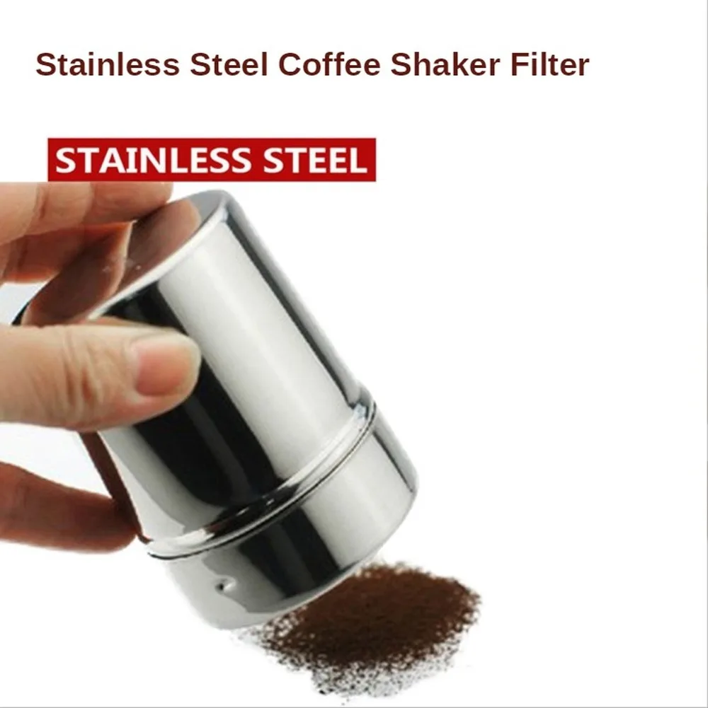 1Pc Classic Stainless Steel Coffee Shaker Filter Chocolate Sugar Cocoa ...