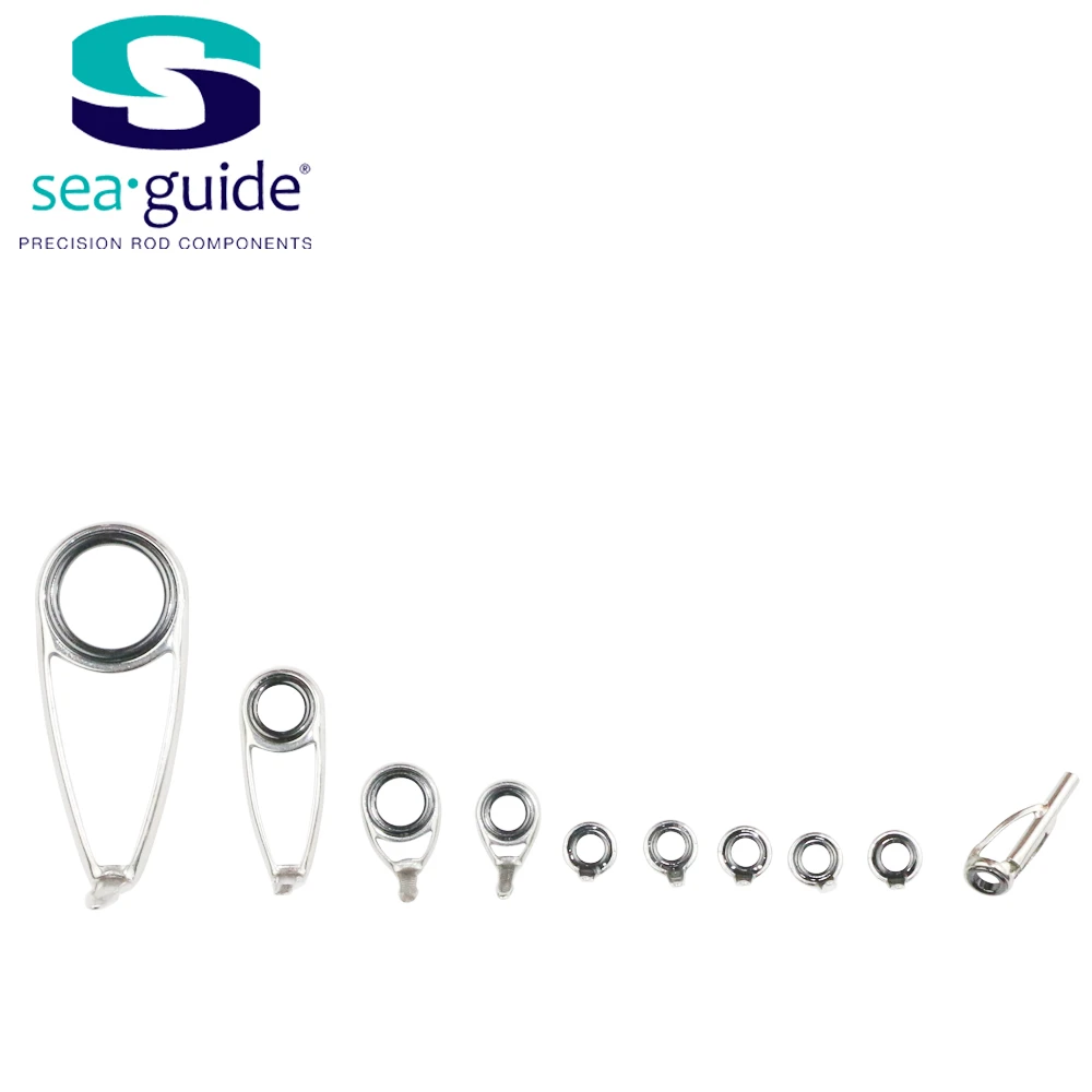 SeaGuide 3.4g LS Ring Stainless Steel 10pcs Micro Spinning Guide Set ...