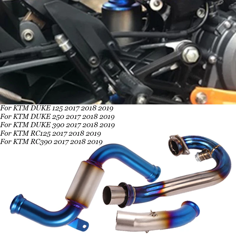 Motorcycle Exhaust Muffler System | Ktm 390 Duke Exhaust Full System ...