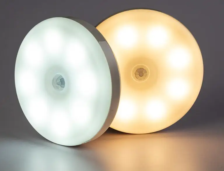 700mah USB Recharge LED PIR Infrared Sensor Night Light 8 Light Bead ...