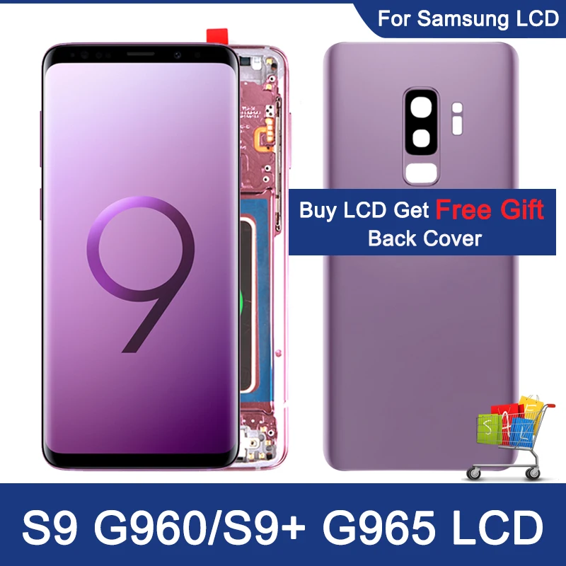 Original Lcd For Samsung S9 Lcd S9 Plus Display Screen Digitizer For ...