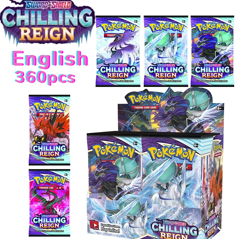Games & Puzzles Ships Free Pokemon TCG Sword & Shield Chilling Reign ...