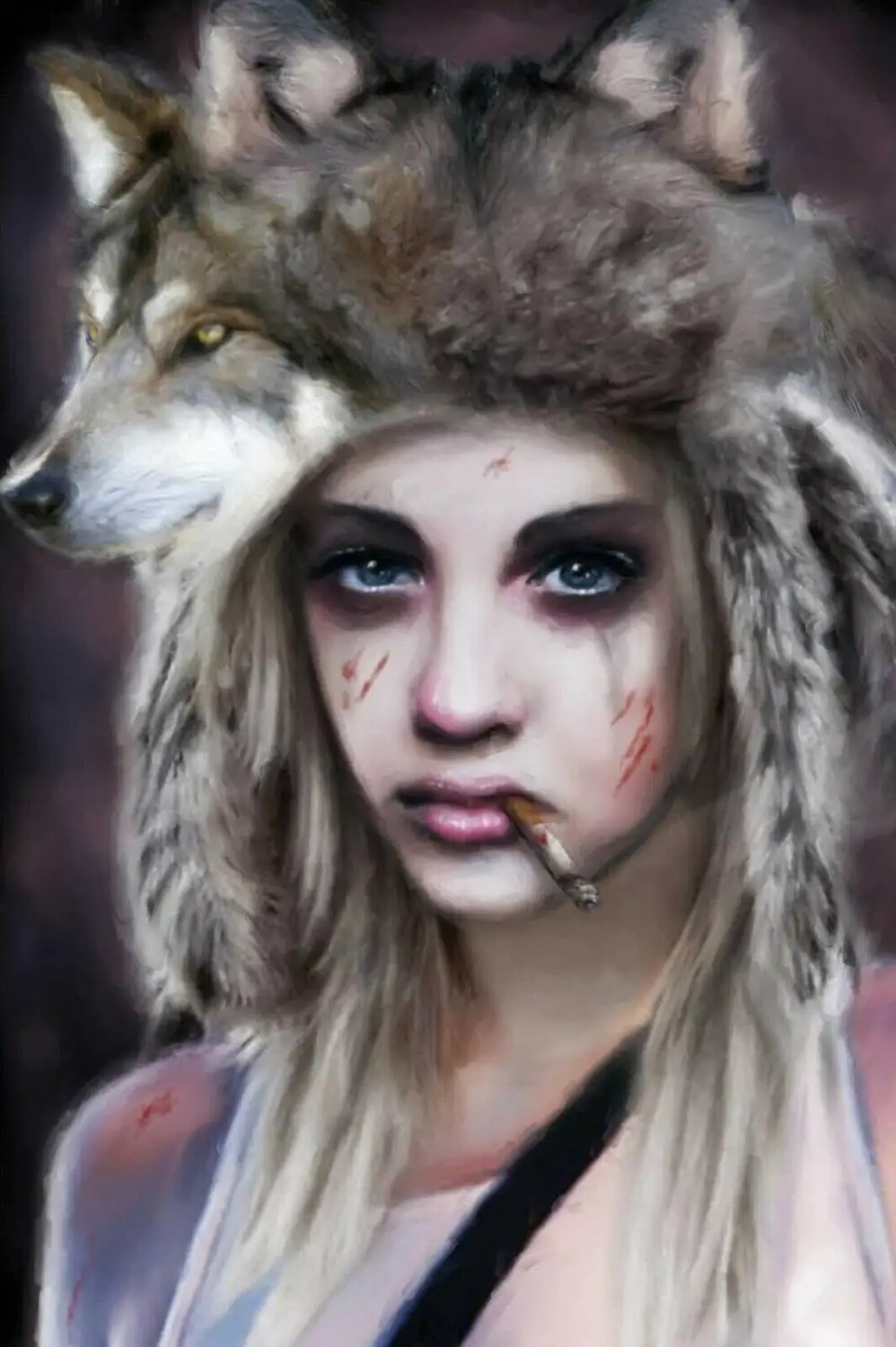 Girl Wolf Makeup
