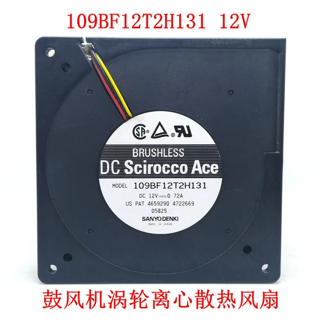 Original 109BF12T2H131 12032 12cm 12V 0.72A double ball blower DC turbo ...