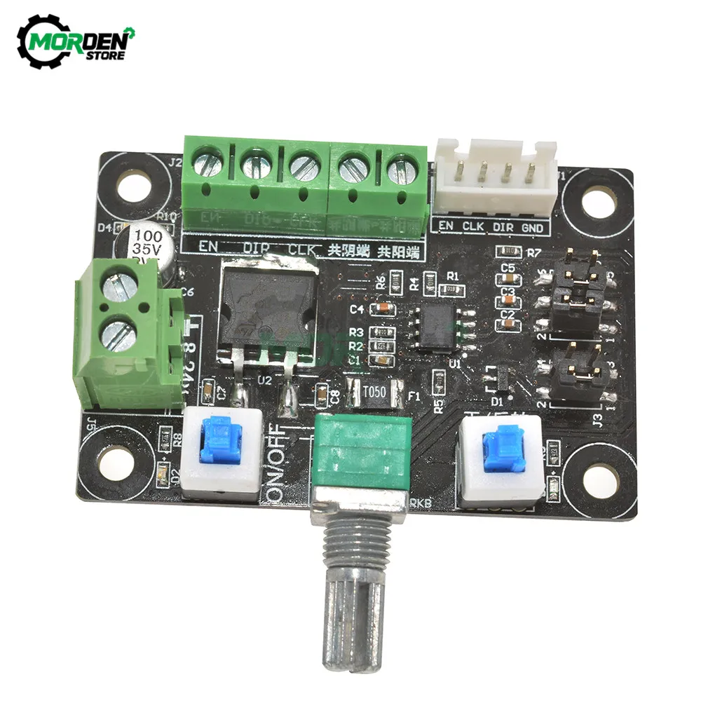 DC 12V 24V Stepper Motor Pulse Signal Generator Module For Stepper Motor Driver Controller Speed ...