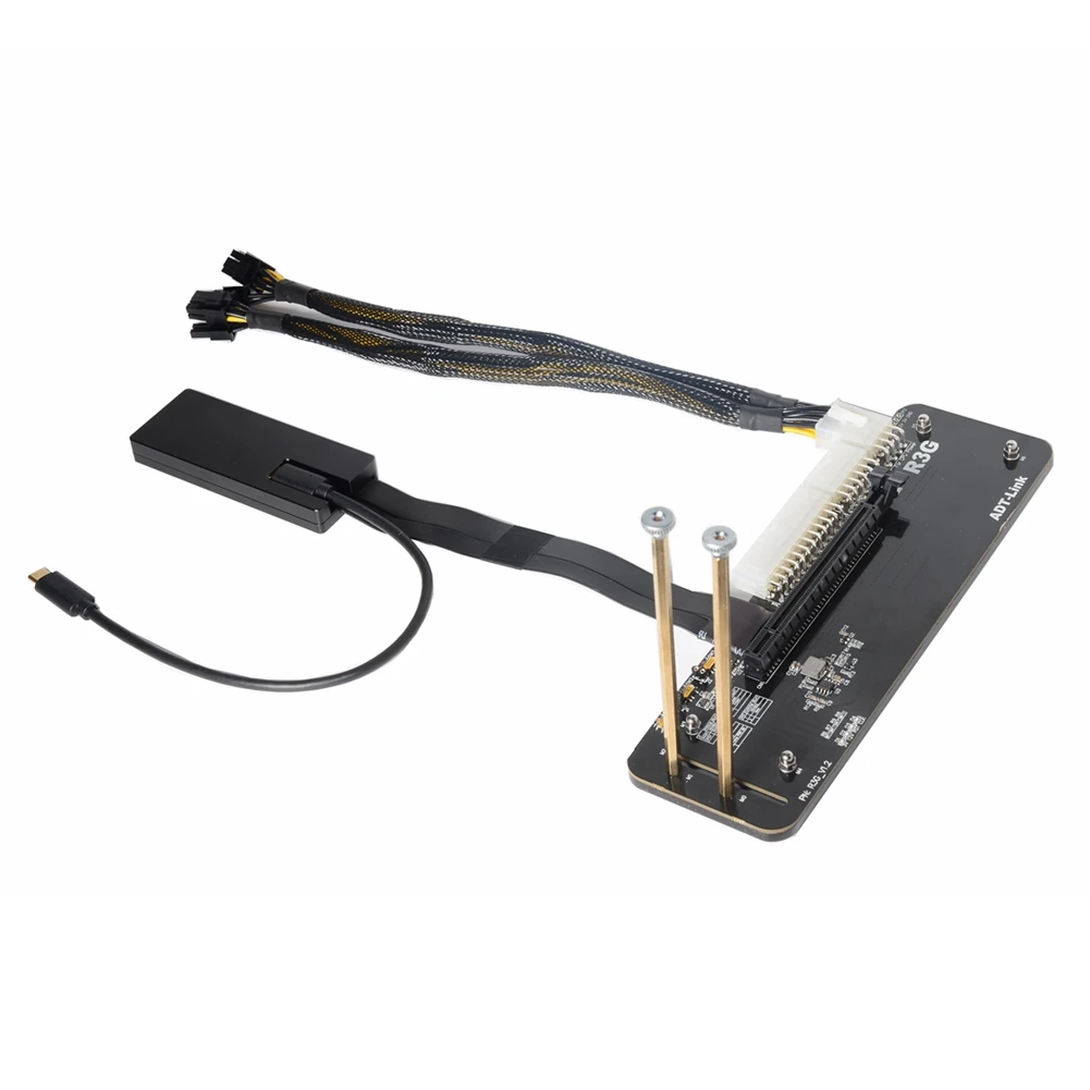 ADT-PCIe-3-0-x16-To-TB3-Extension-Cable-Stand-Bracket-PCI-E-Riser-Cable ...