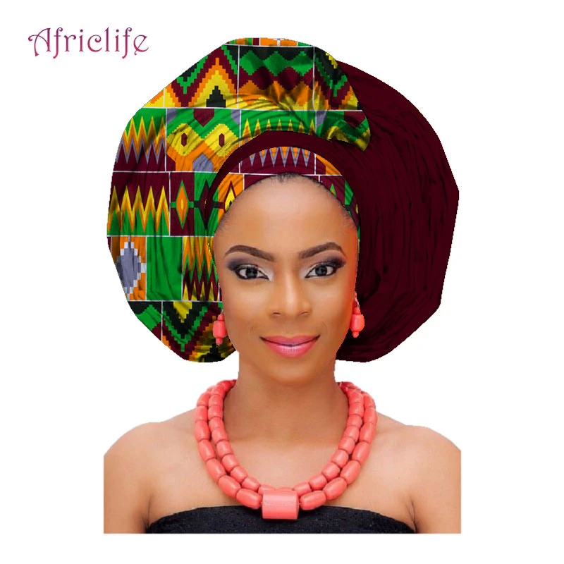 Two Colors Patchwork Scarf Shawls Women Traditional Head Wrap Fashion ...