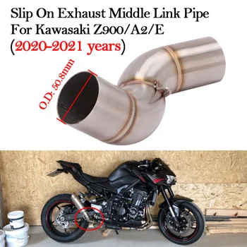 Adapter Fit For Kawasaki Z900/E/A2 2020 2021 Motorcycle Exhaust Middle ...