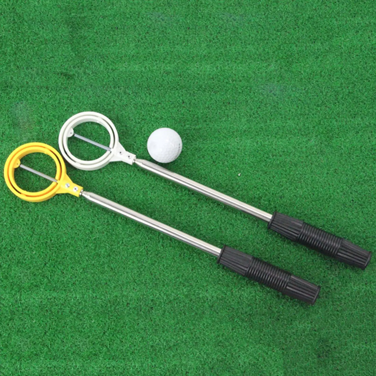 Stainless Steel Telescopic Golf Ball Retriever Retracted Pick up Scoop ...
