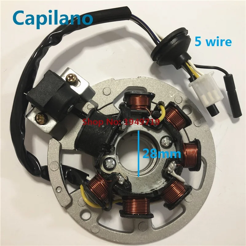 Rotor interno de encendido para motocicleta, bobina de estator magneto ...